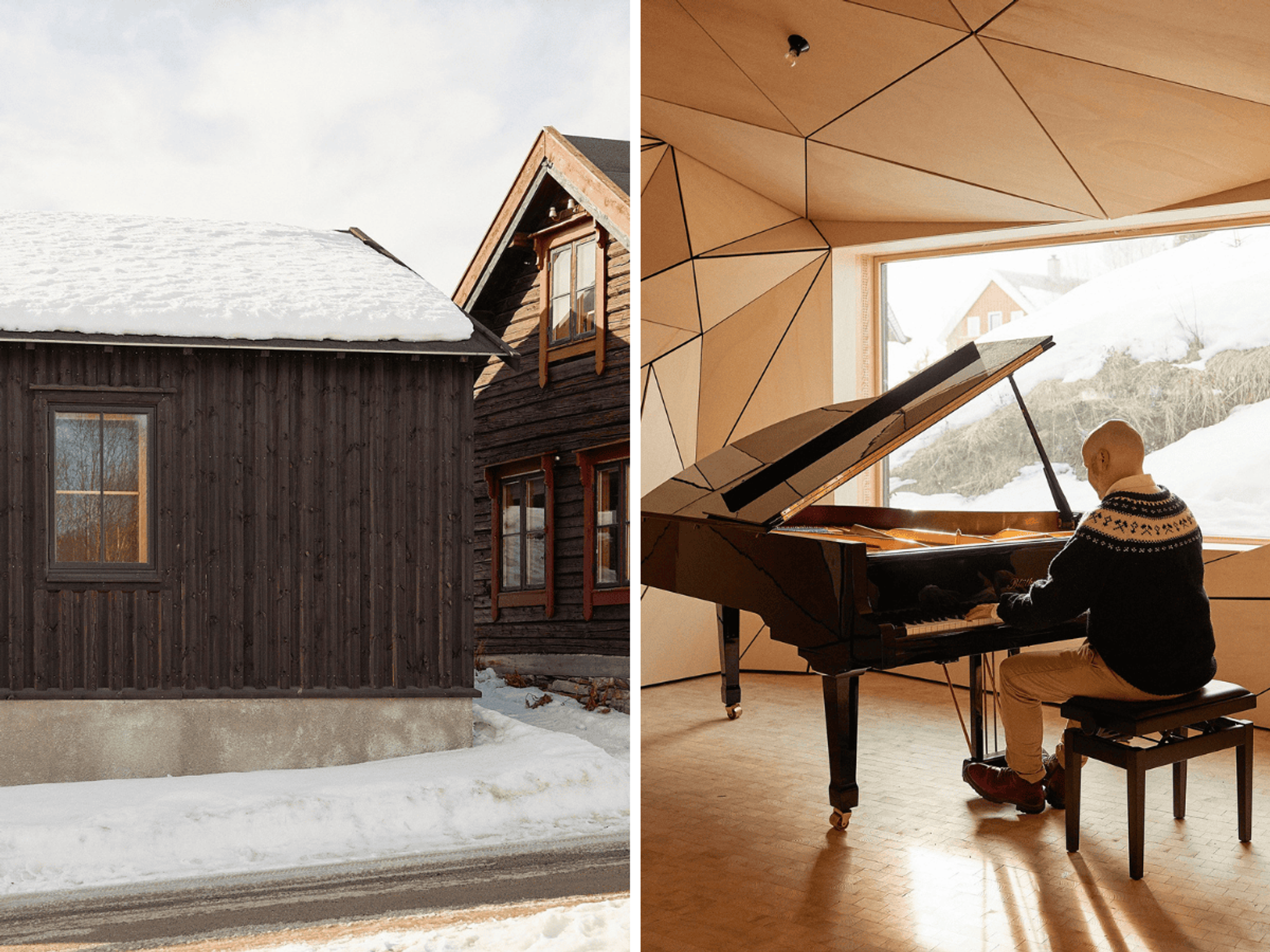 Et spektakulært lydstudio på Røros | Mesterhus