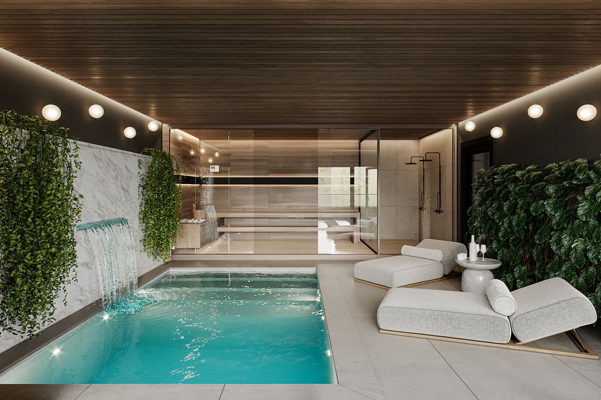 Drømmebolig med egen spa avdeling | Systemhus