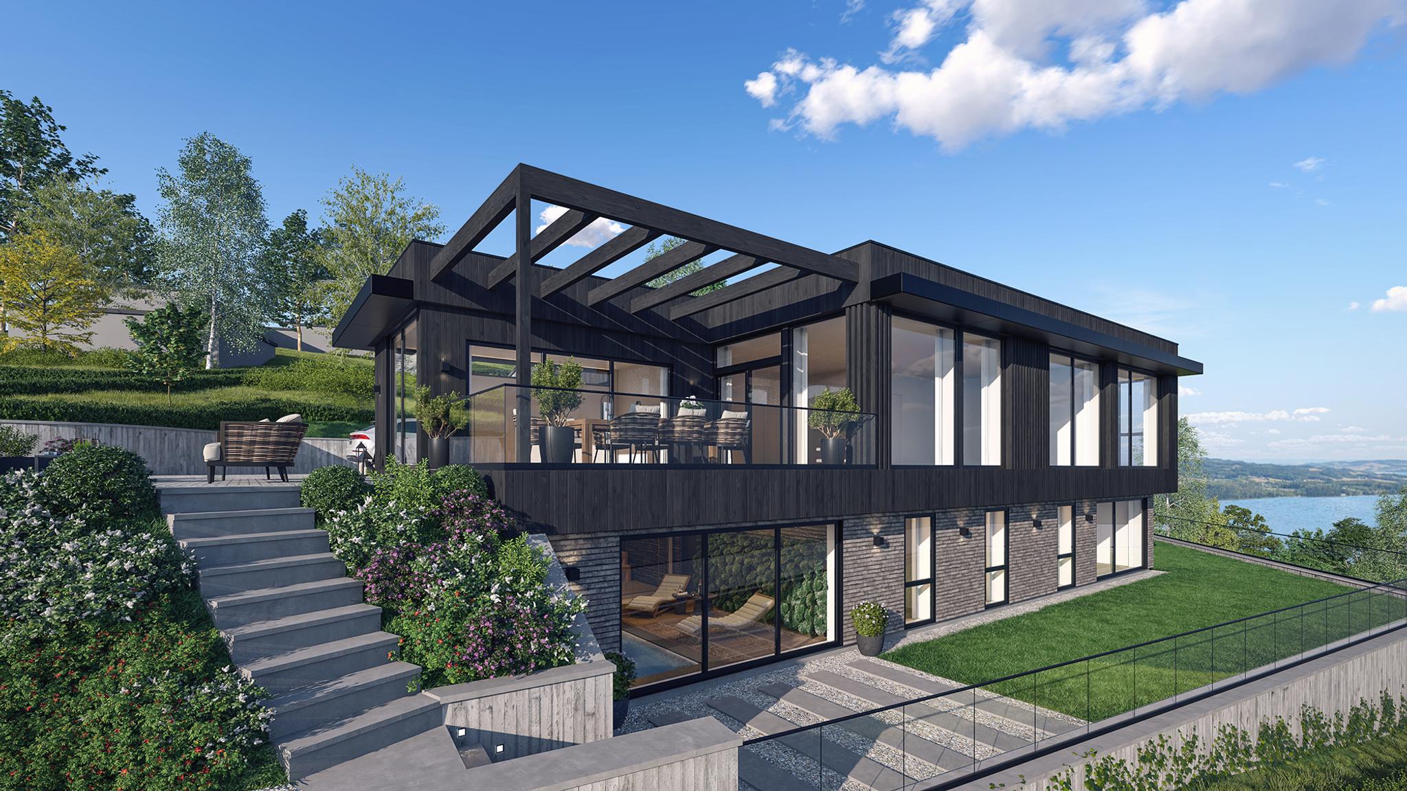 Drømmebolig med egen spa avdeling | Systemhus