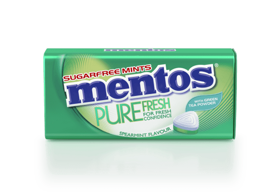 Mentos Pure Fresh - Spearmint Tin | Mentos Malaysia