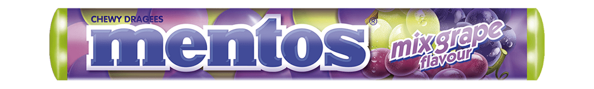 Mentos Mix Grape Roll | Mentos Malaysia