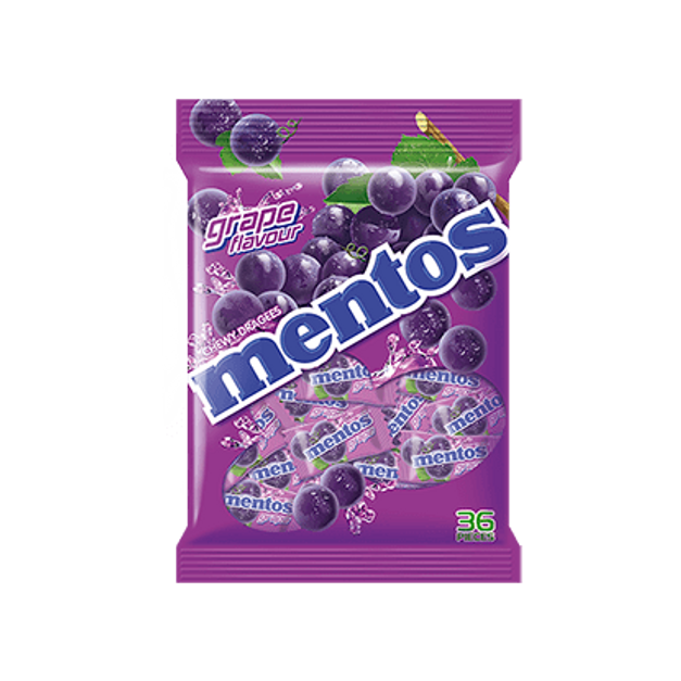 Mentos Grape 36p Bag | Mentos Malaysia