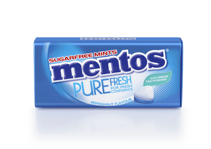 Mentos Pure Fresh - Peppermint Tin | Mentos Malaysia