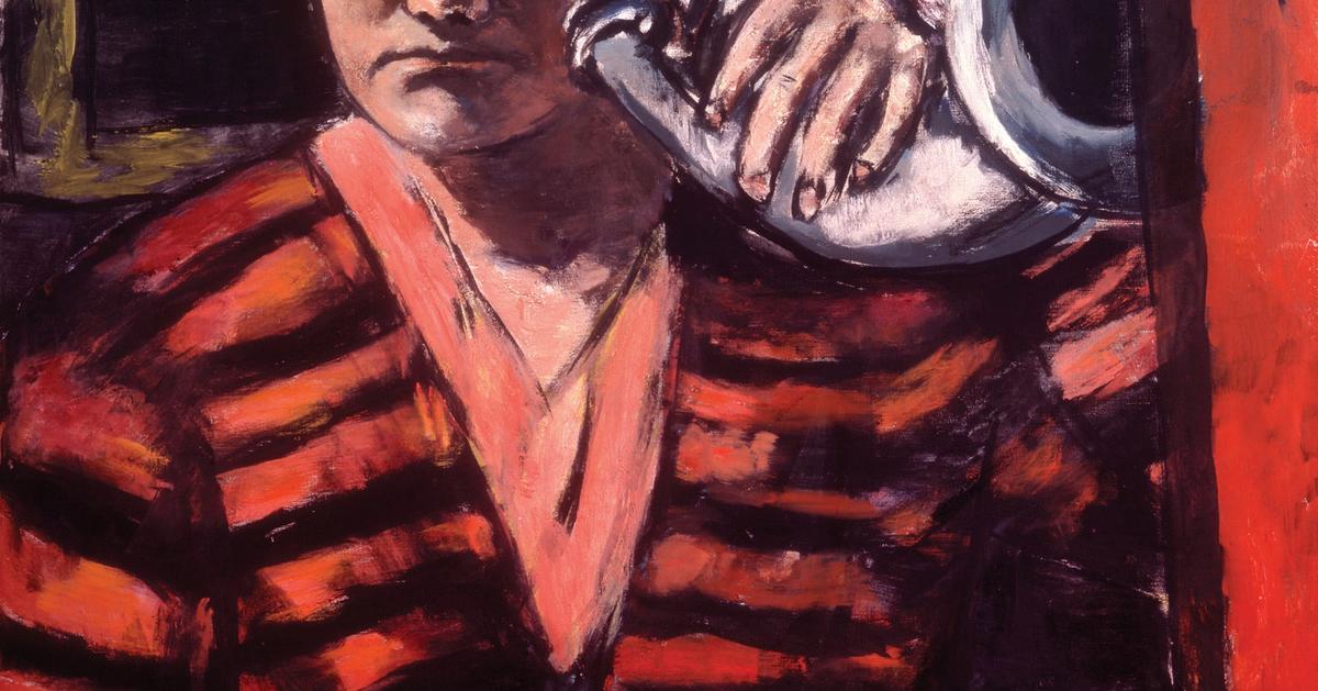 Max Beckmann's Self-Portrait with Horn (1938)