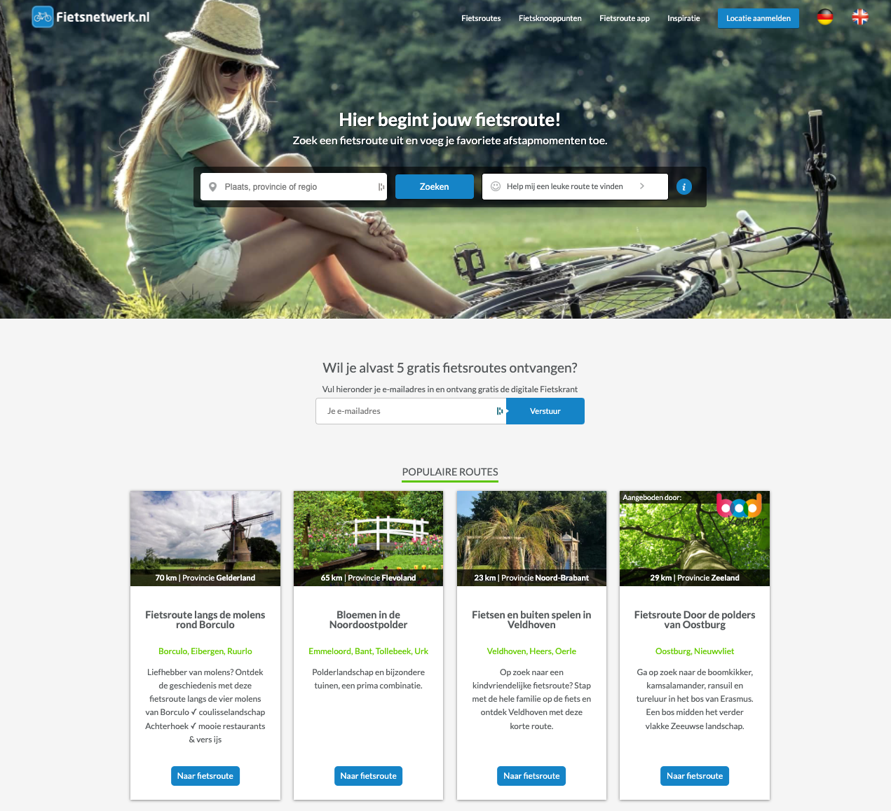 Discover Thematic Cycling Routes on Fietsnetwerk.nl | Retriever Media ...