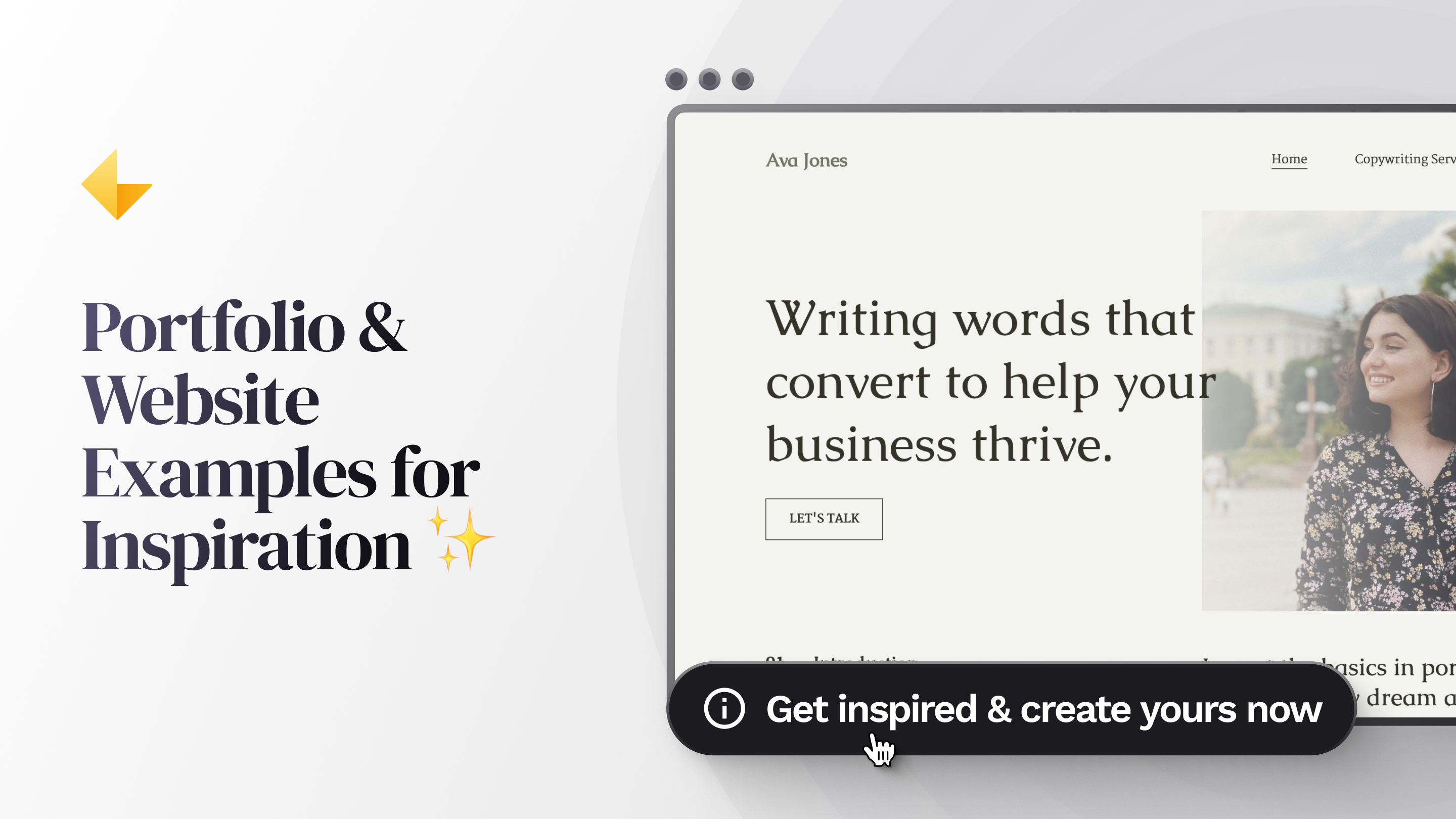 Portfolio & Website Examples for Inspiration — Copyfolio Blog