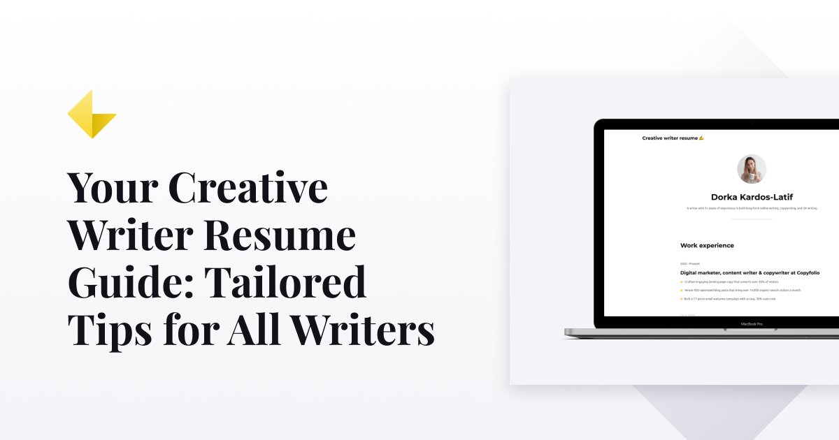 Your Creative Writer Resume Guide: Tailored Tips for All Writers