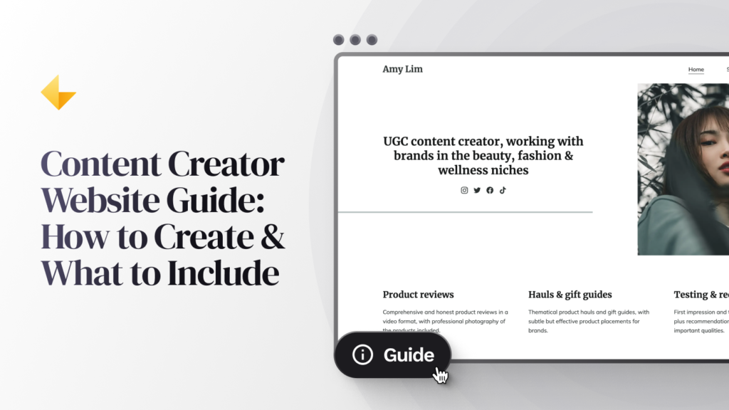 Content Creator Website Guide: How to Create & What to Include