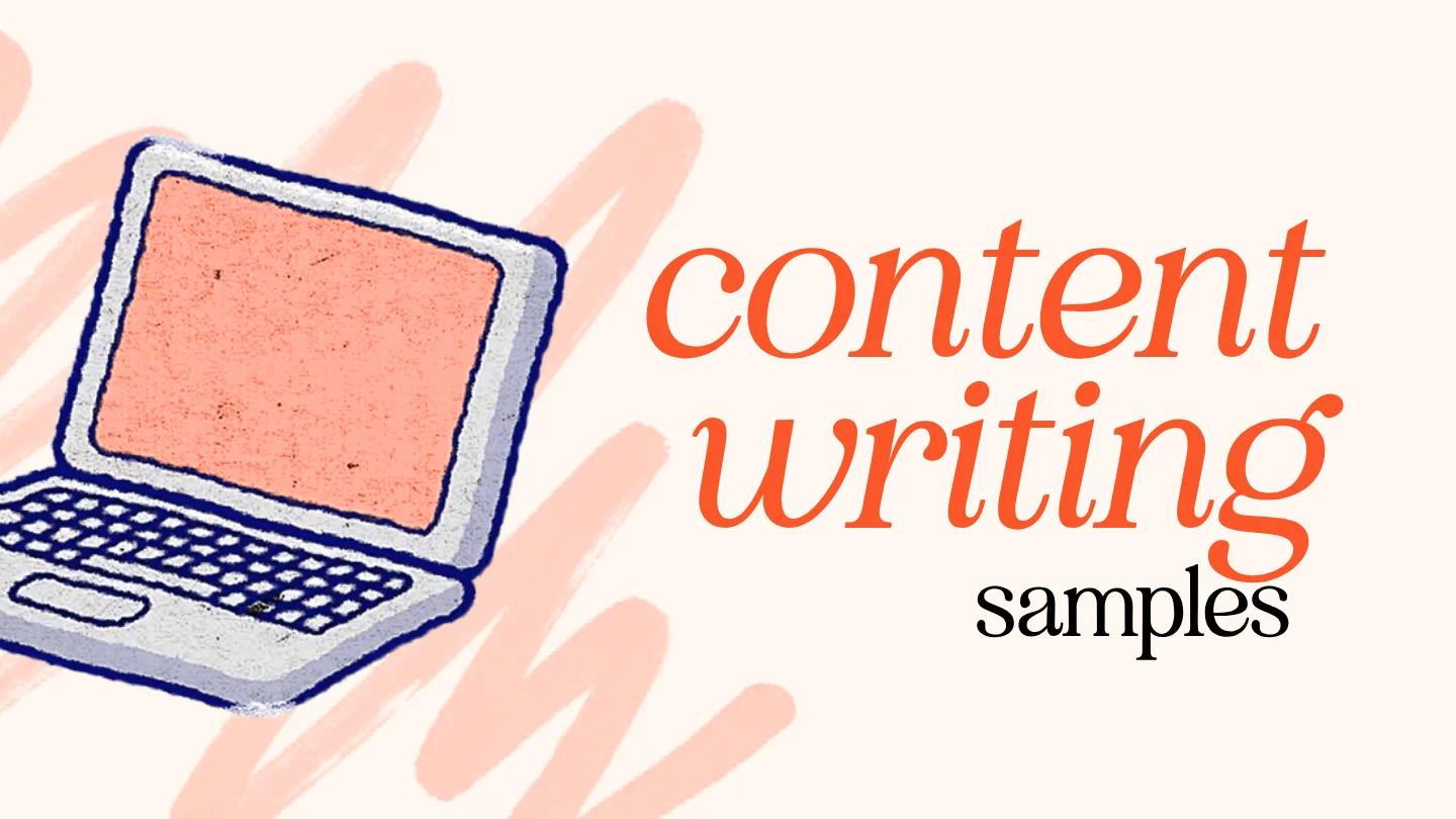 23 Content Writing Samples Examples & How to Create Yours