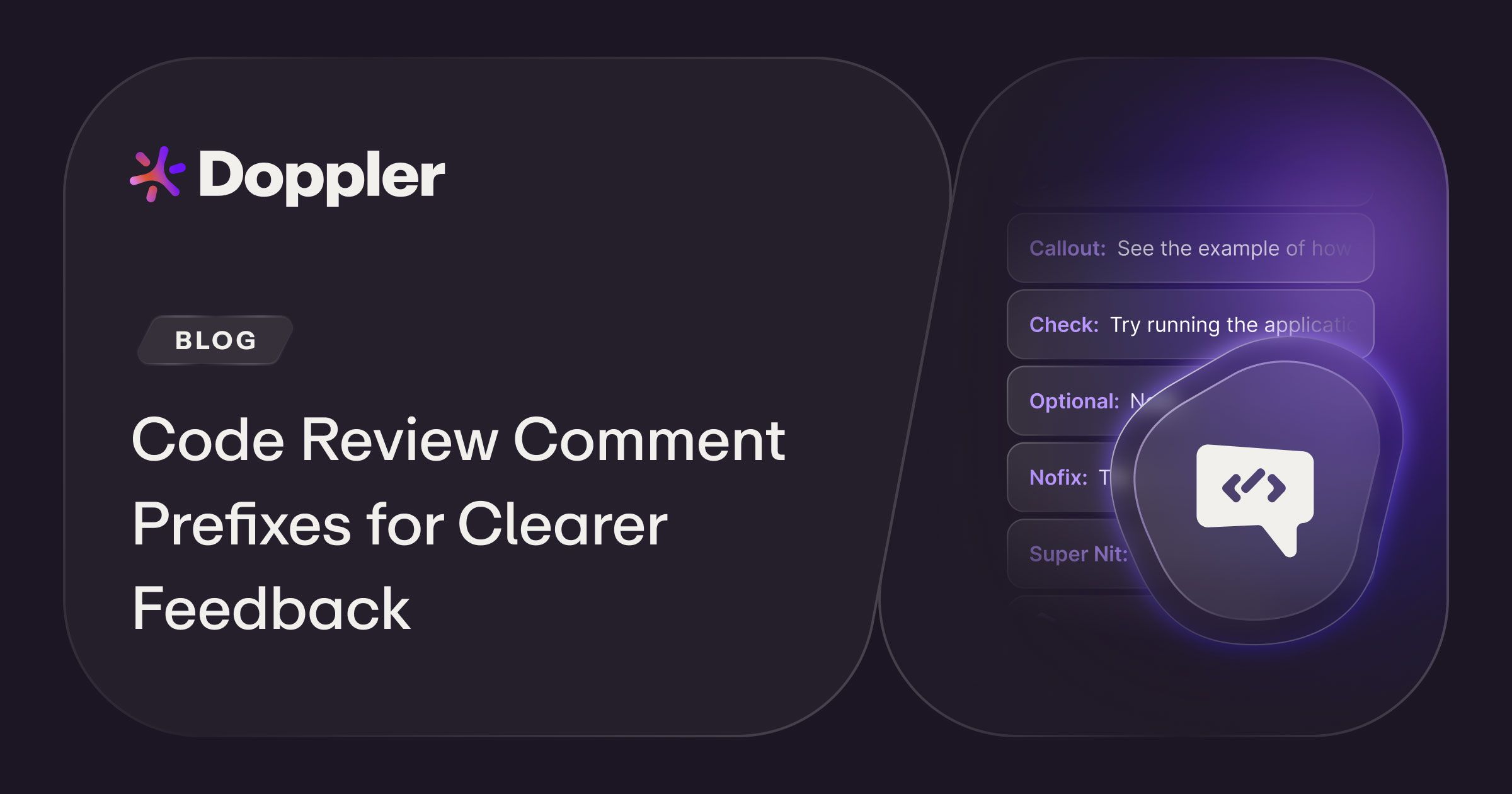 Code Review Comment Prefixes for Clearer Feedback