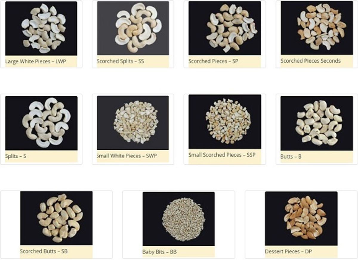 A Guide to Different Types of Cashew Nuts