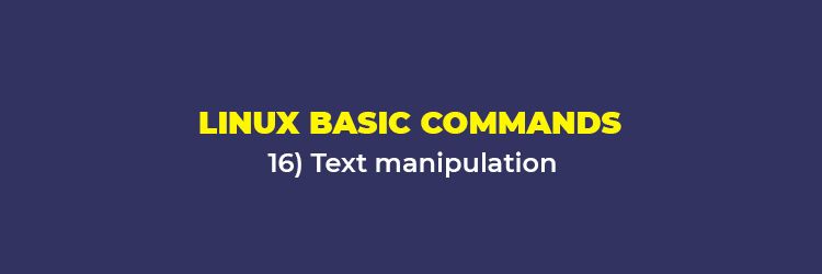 An intro to text manipulation in Linux