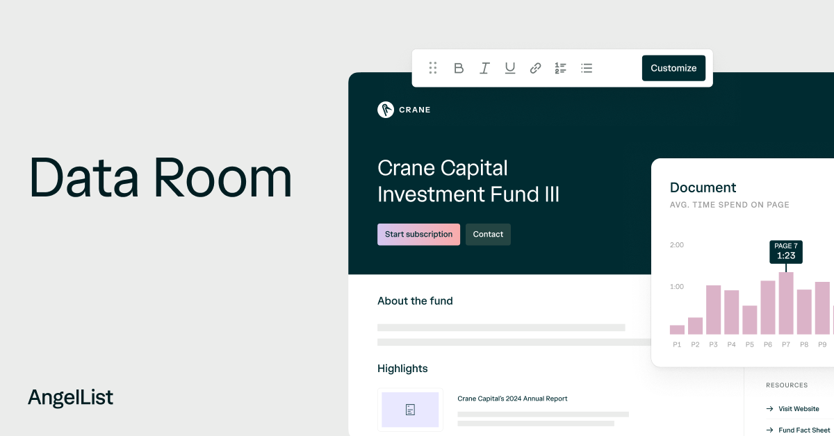 Data Room | AngelList