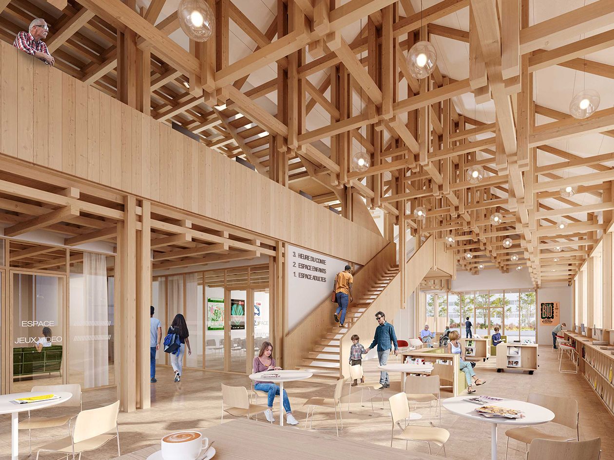 Médiathèque Plateau de Haye à Nancy — Collectif StudioLada