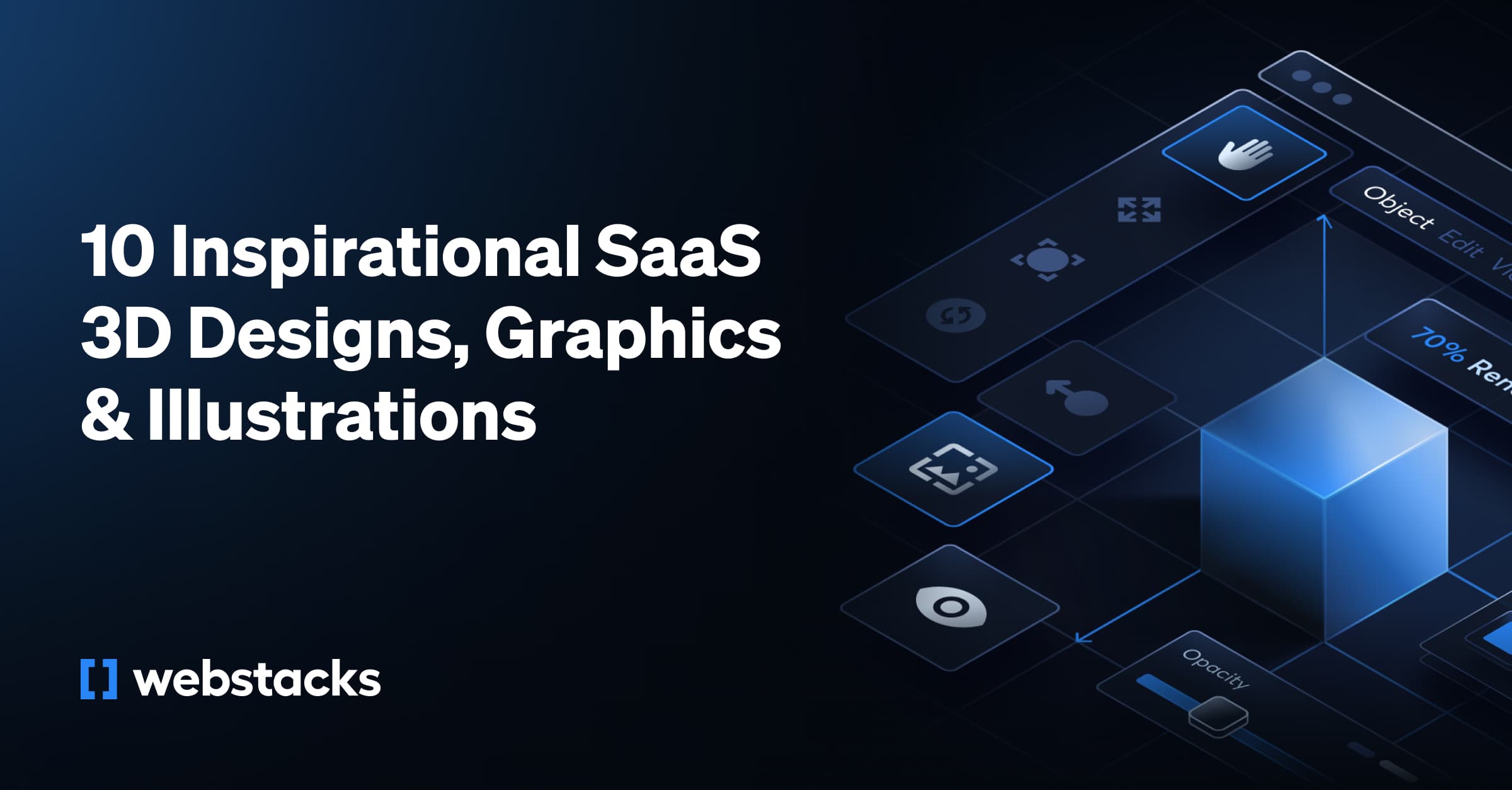 10 Inspirational SaaS 3D Designs, Illustrations & Graphics