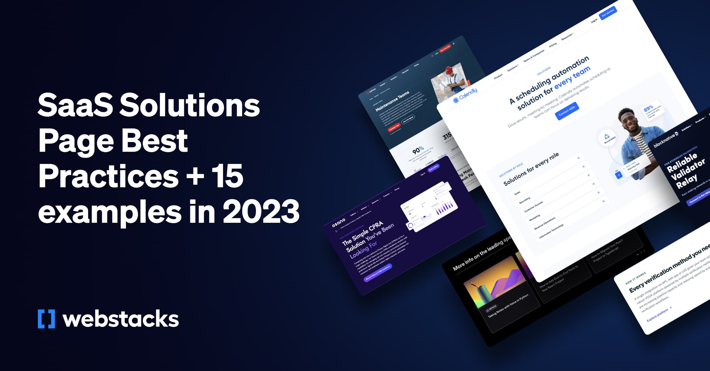 SaaS Solutions Page Design Best Practices + 15 Examples