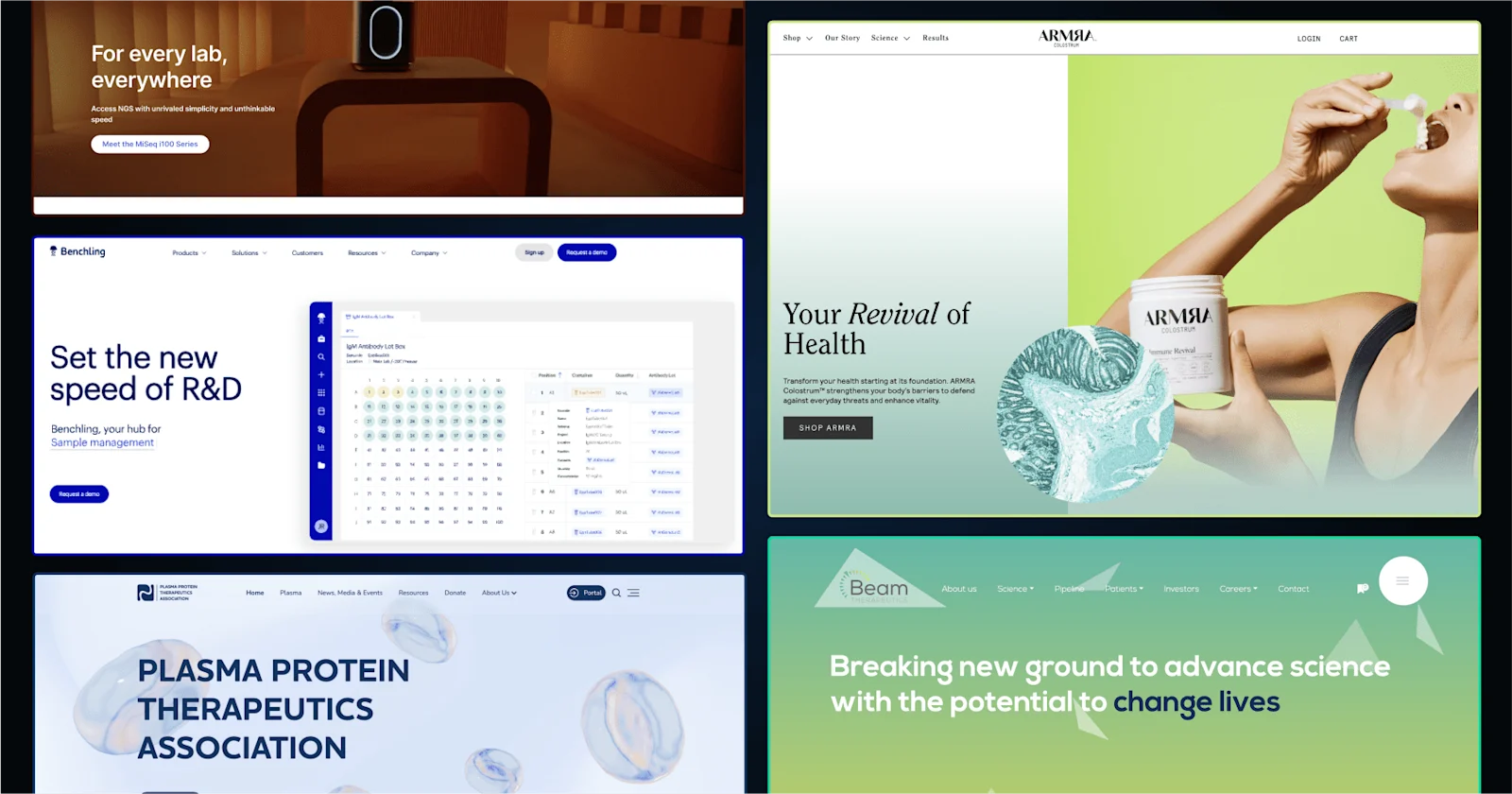 14 Best Biotech Website Design Examples