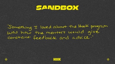Mentoring Fearless Creativity: Sandbox x Hamilton High School — Hook