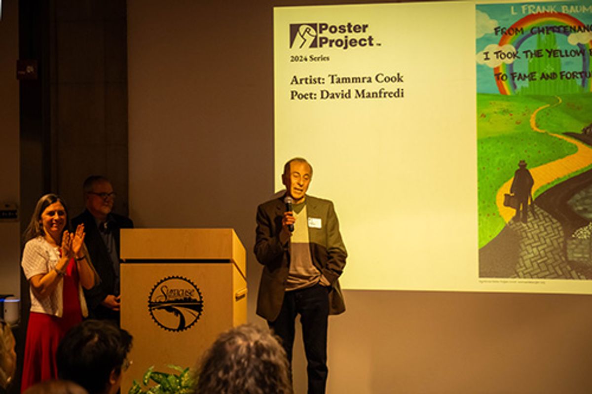Photo Gallery: Unveiling of the 2024 Poster Series | Syracuse Poster ...