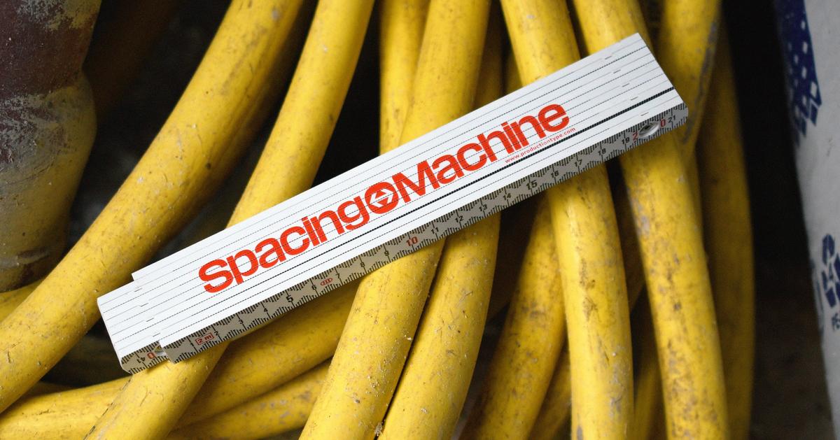 Spacing Machine fiberglass folding ruler | Production Type