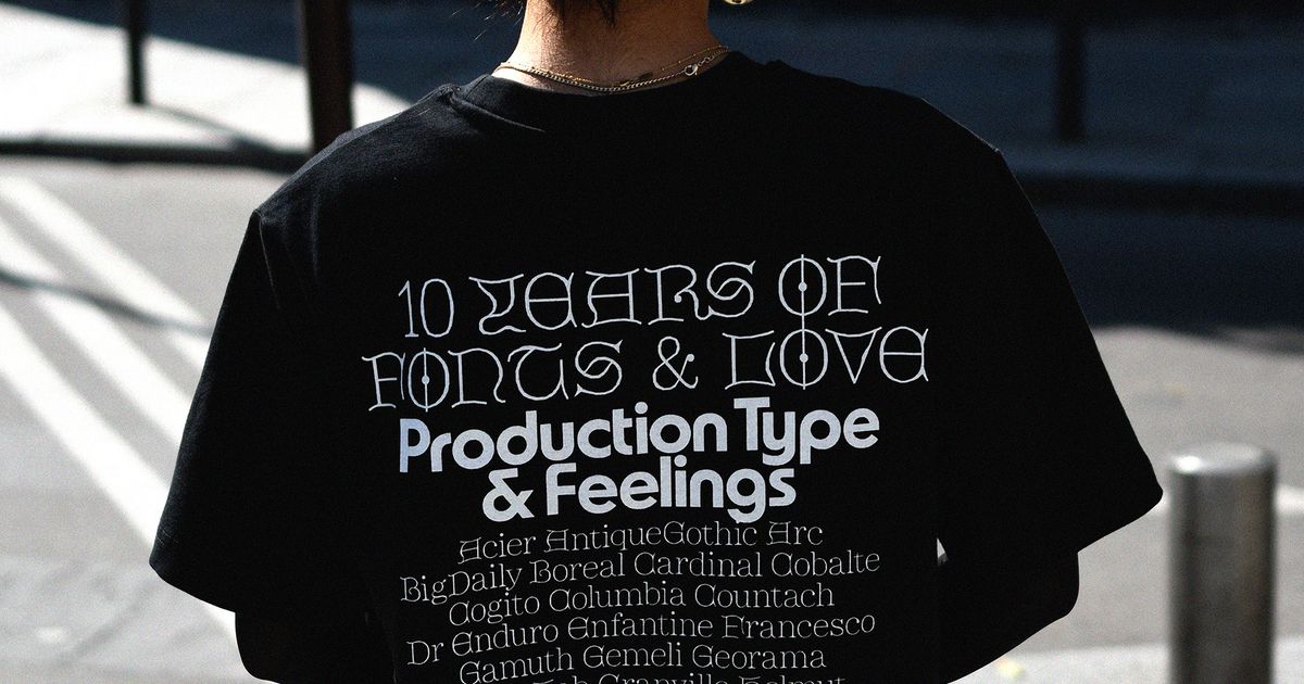 Marc Armand Works × PT, 10-year anniversary T-shirt | Production Type