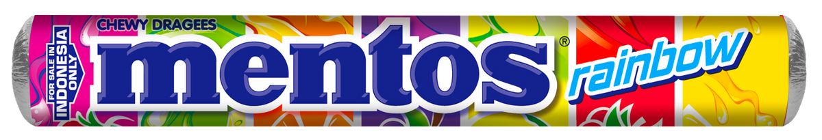Mentos Roll Rainbow | Mentos Indonesia