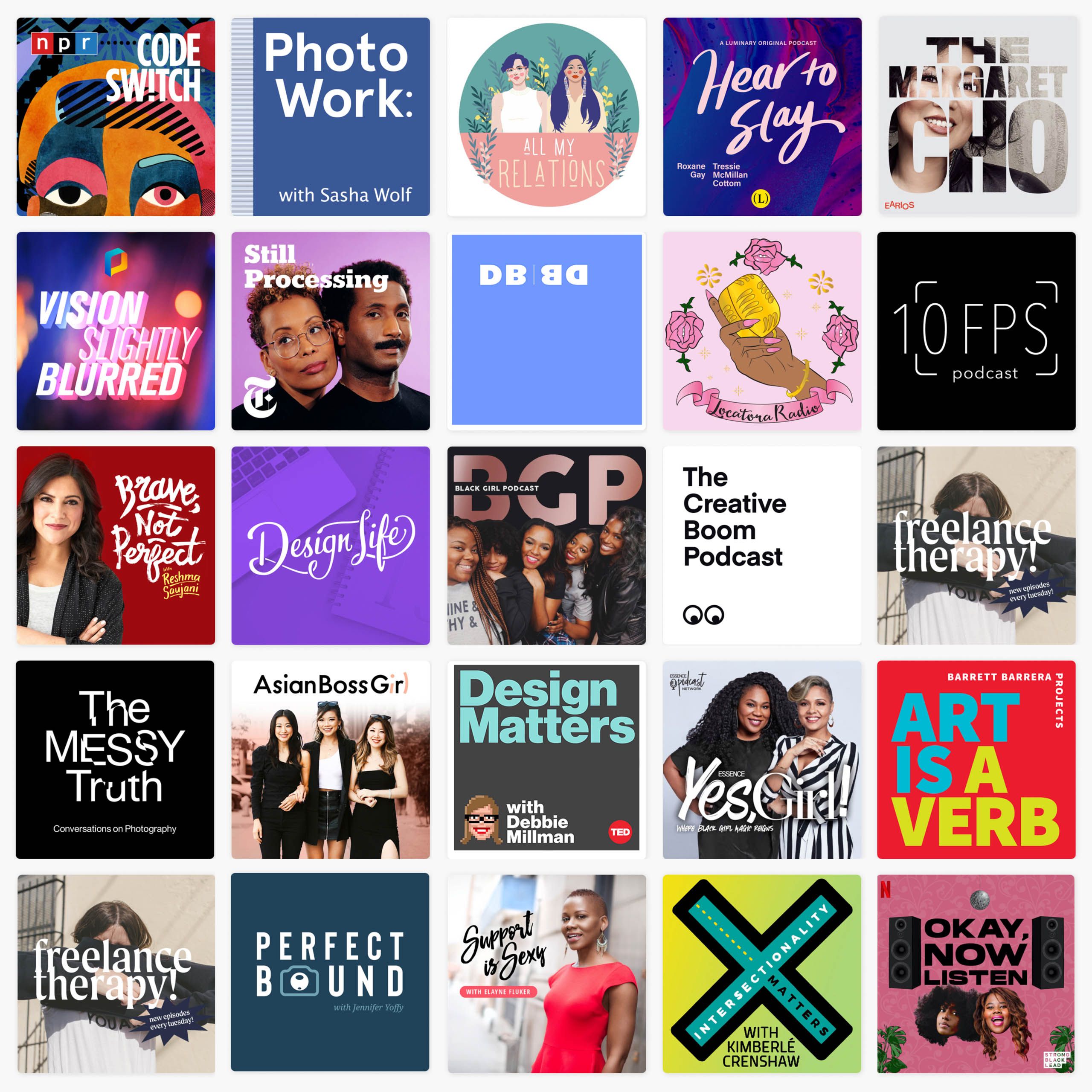 The Luupe | 24 Podcasts by Creative Women To Inspire Your Day