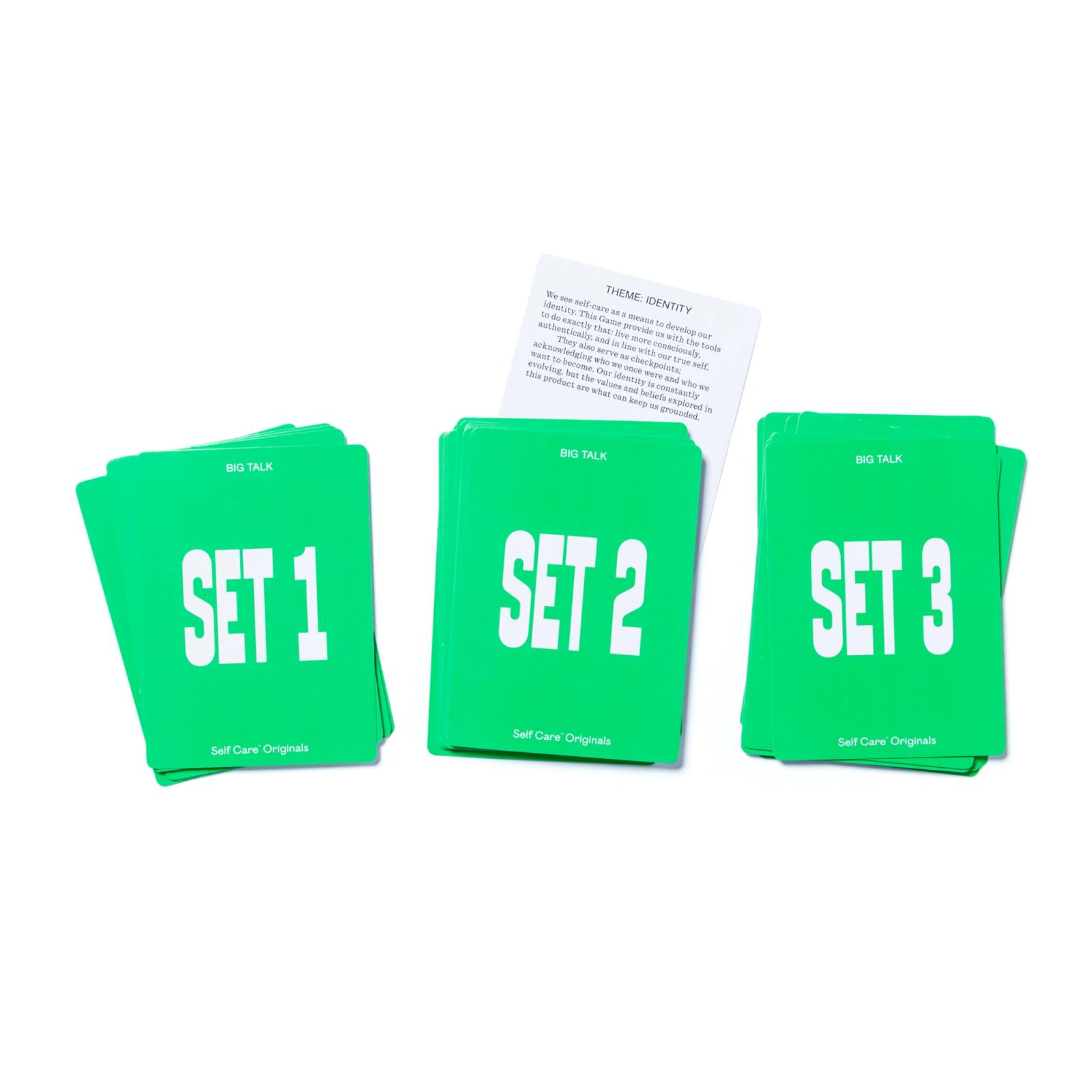 Big Talk Card Game | Self Care Originals