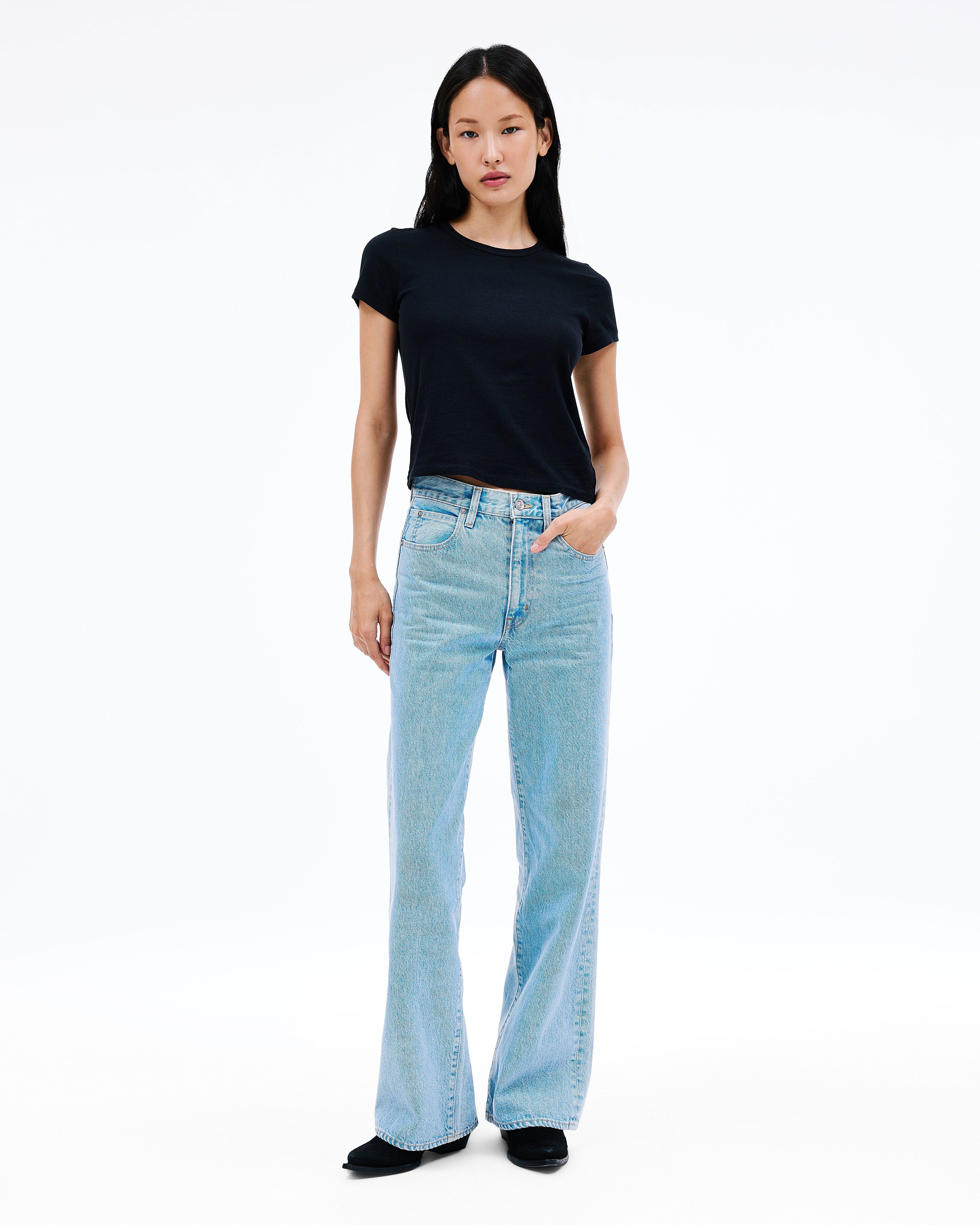 Grace | Powder Blue | High Rise | Wide Jean | SLVRLAKE