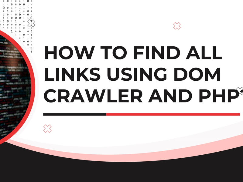 How to find all links using DOM Crawler and PHP?