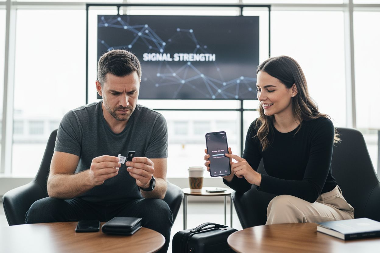Understanding eSIM vs Physical SIM Signal Strength | KnowRoaming