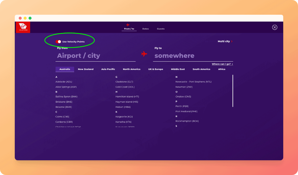 How To Earn & Redeem Velocity Points