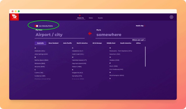 How To Earn & Redeem Velocity Points