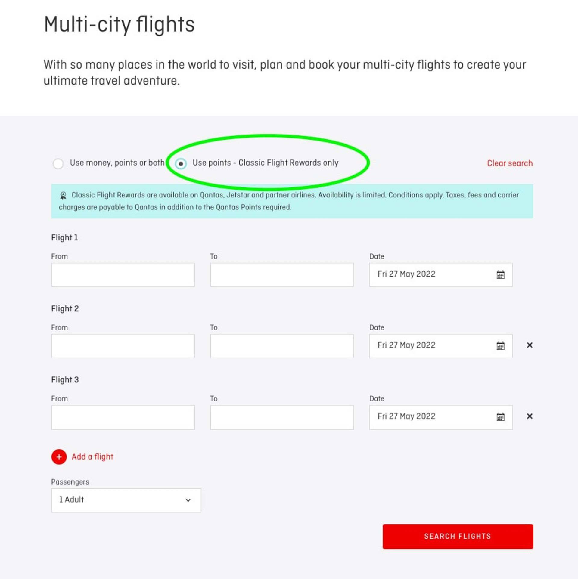 Ultimate Beginners Guide To Qantas Classic Flight Rewards
