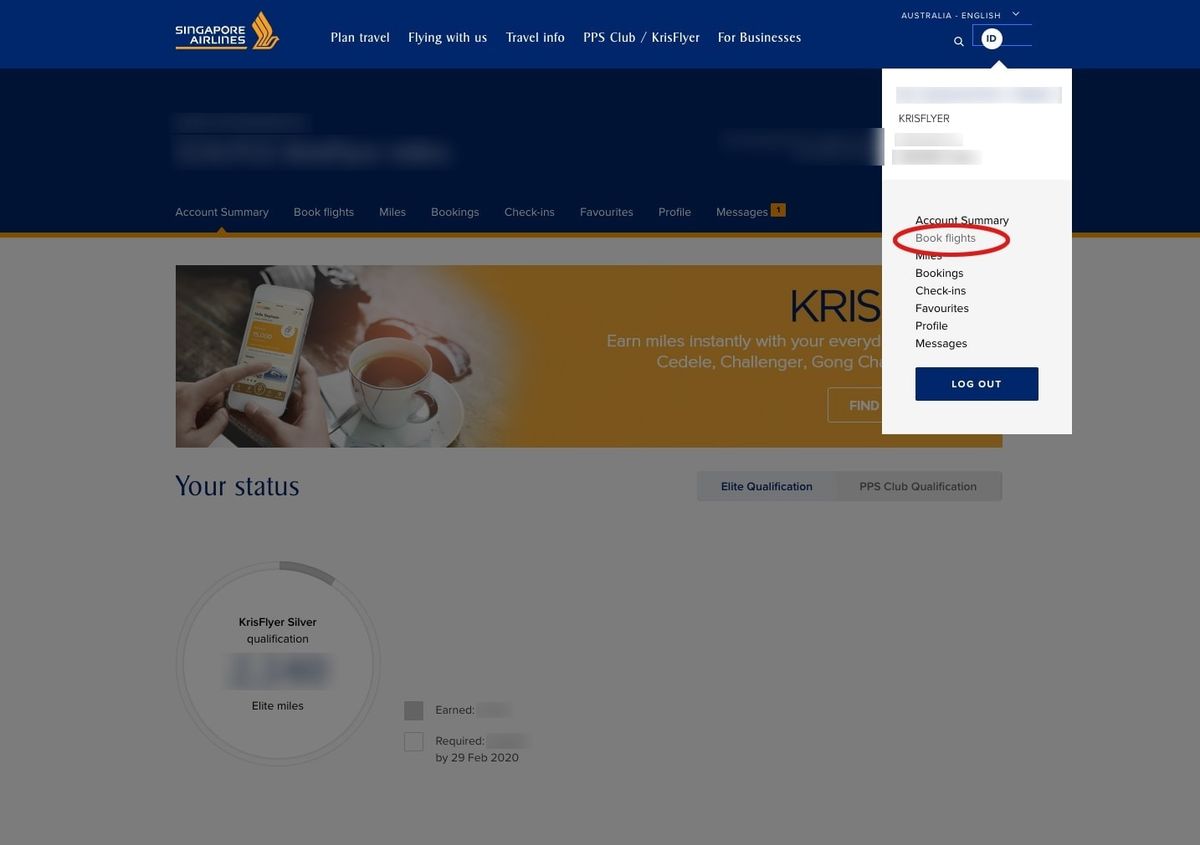 Singapore Airlines KrisFlyer - Ultimate Beginners Guide