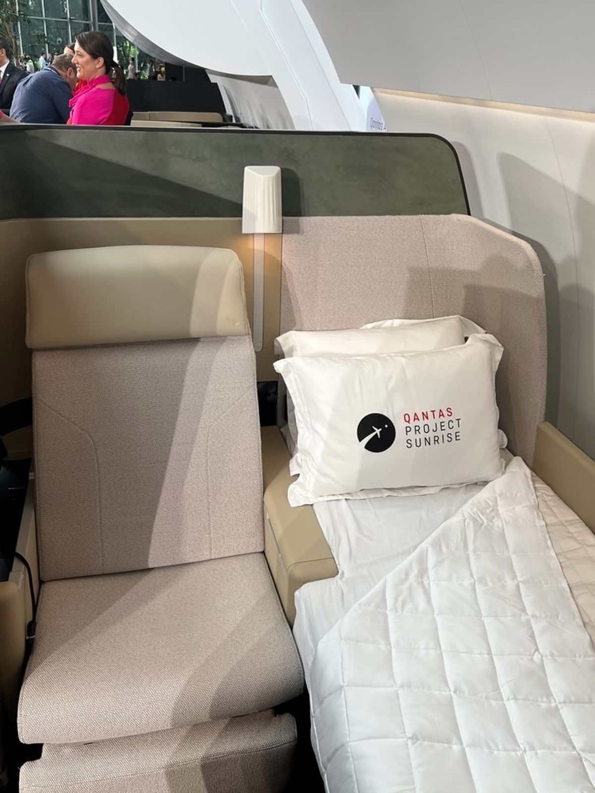 Qantas’ All-New A350 First And Business Cabin Prototypes