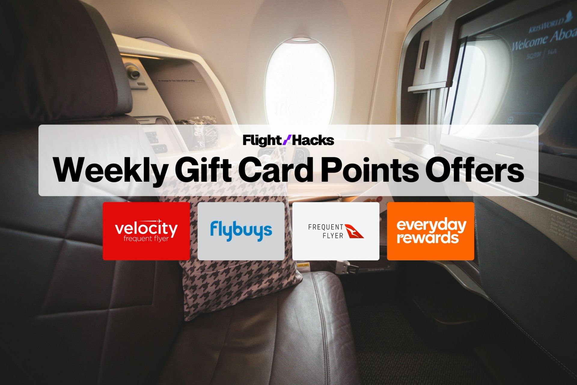 Gift Card Bonus Points: Flybuys & Everyday Rewards