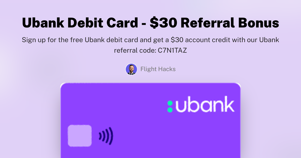 Ubank Debit Card Review - $30 Referral Bonus