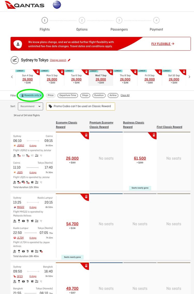 Ultimate Beginners Guide To Qantas Classic Flight Rewards