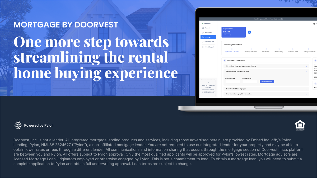 Mortgage by Doorvest – Doorvest Launches Integrated Lending