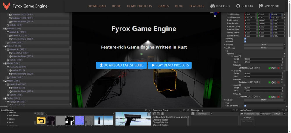 Fyrox — Fyrox Community Game Engine - GameEngineHub