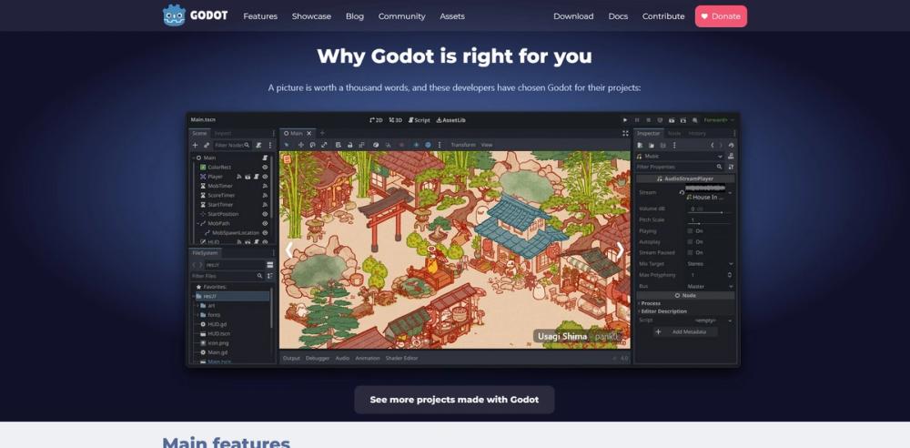 Godot — Godot Engine Community Game Engine - GameEngineHub