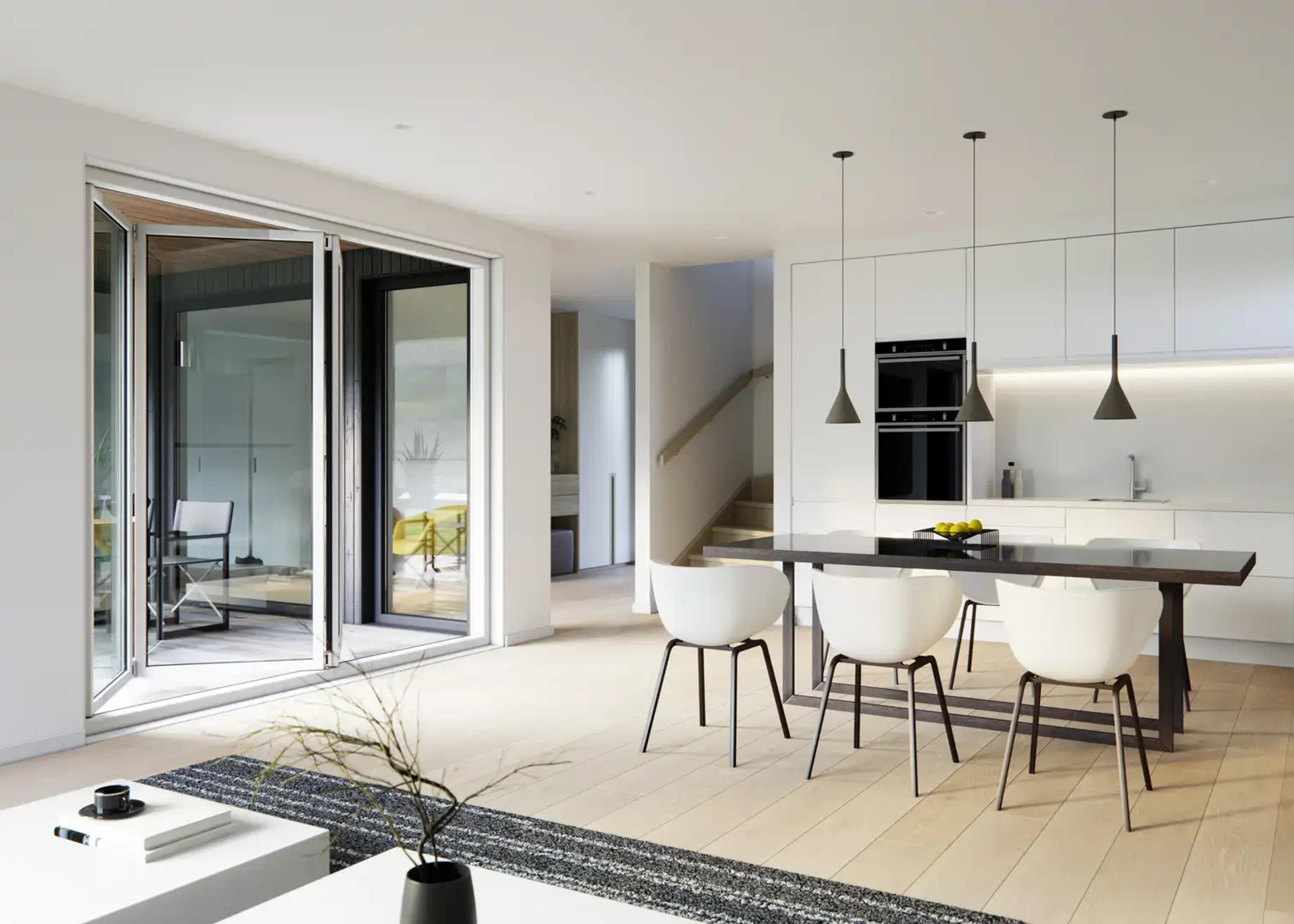 Lyngen moderne funkis atriumhus | Mesterhus