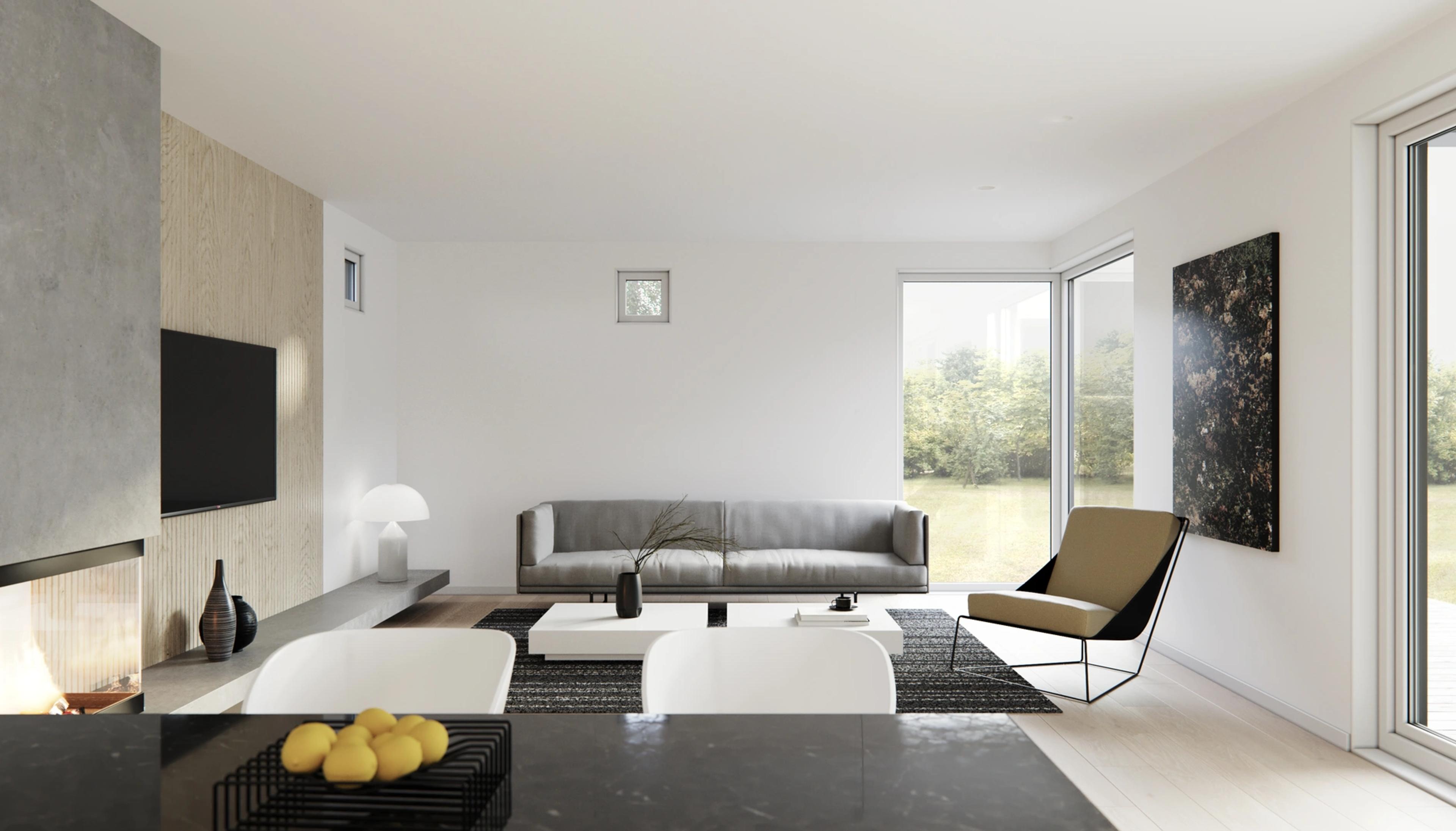 Lyngen moderne funkis atriumhus | Mesterhus