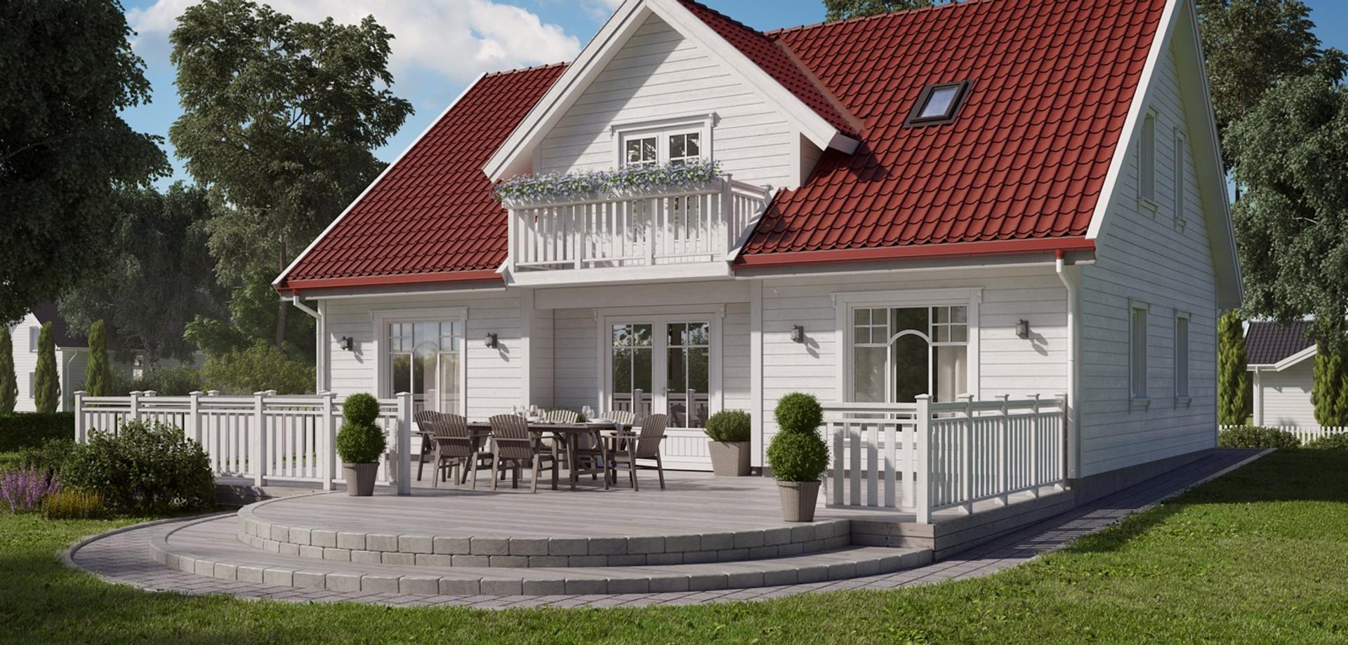 Ninni - klassisk villa med romantiske detaljer og en moderne og ...