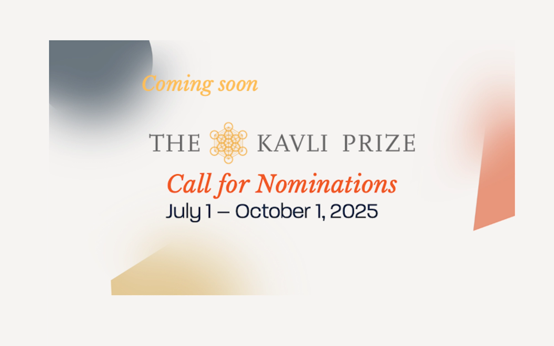 Home | The Kavli Prize