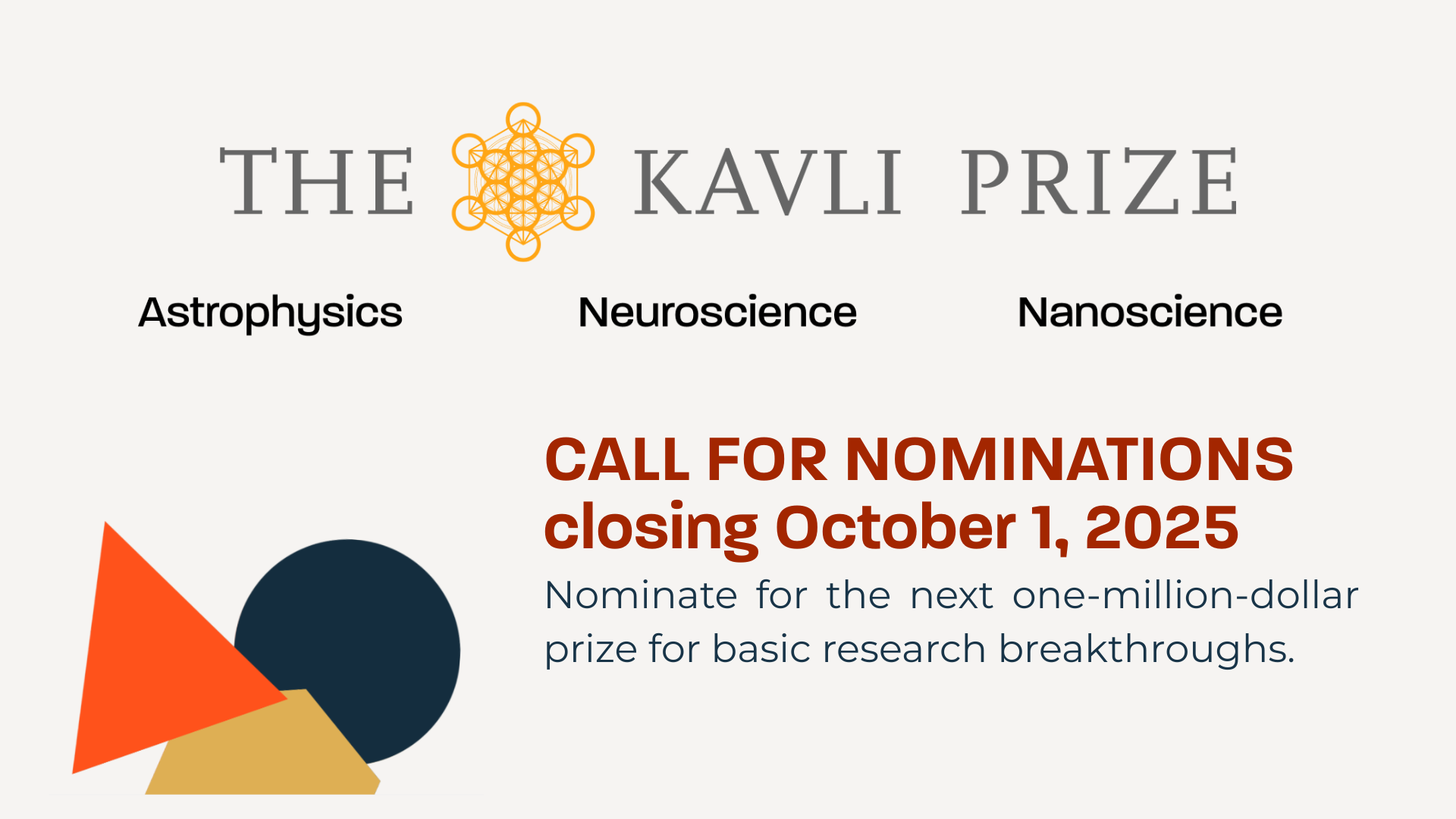 Home | The Kavli Prize