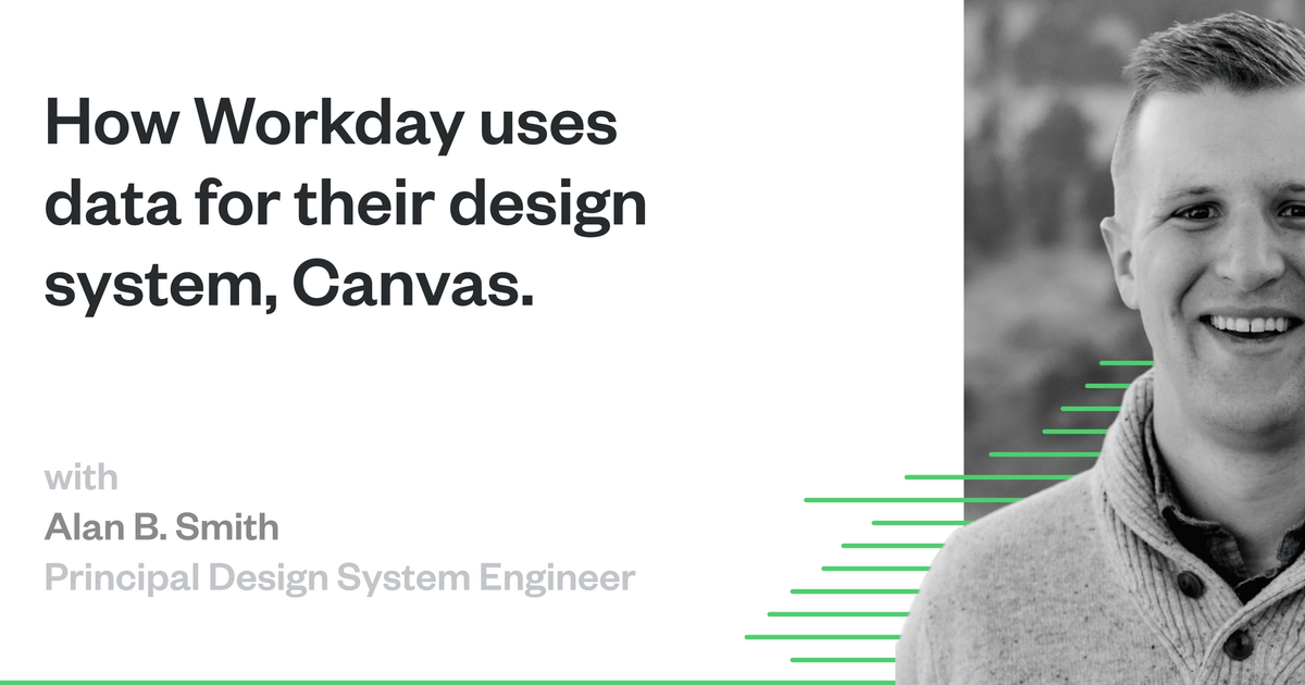 How Workday uses data for Canvas Design System · Omlet