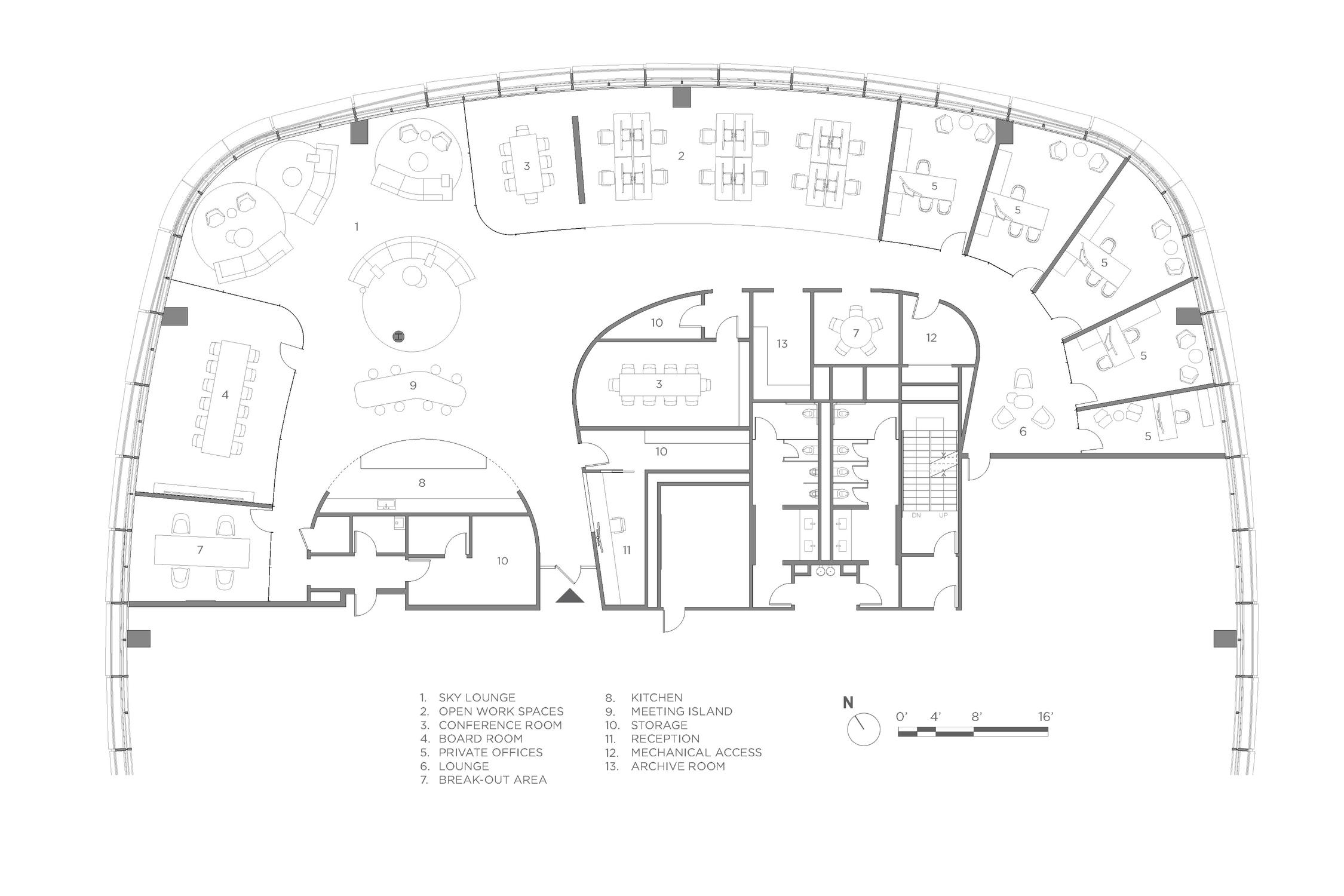 Salesforce Tower Office Space — Feldman Architecture