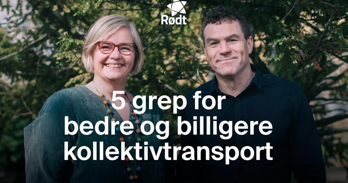 5 grep for bedre og billigere kollektivtransport